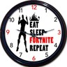 Gamer Wall Clock Arcade Video Game Controller Game Born To Game Retro ...