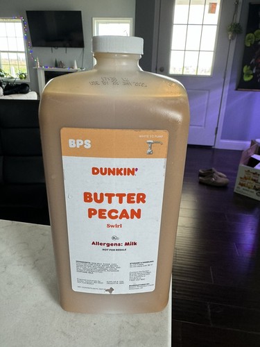 Dunkin Donuts Butter Pecan 64 Oz Jug W Pump | eBay