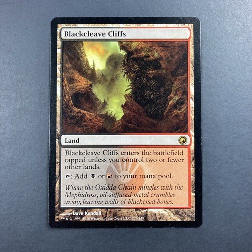 MTG Blackcleave Cliffs Scars of Mirrodin 224/249 Regular Rare | eBay