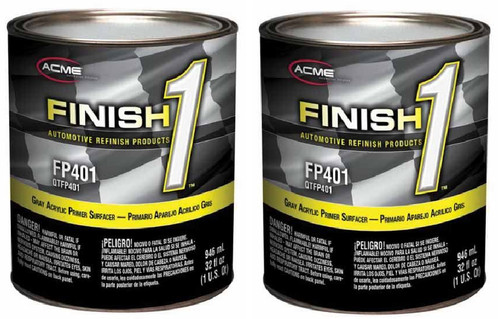 Acme Finish 1 FP401-4 Gray Acrylic Primer (2 Quarts) | eBay