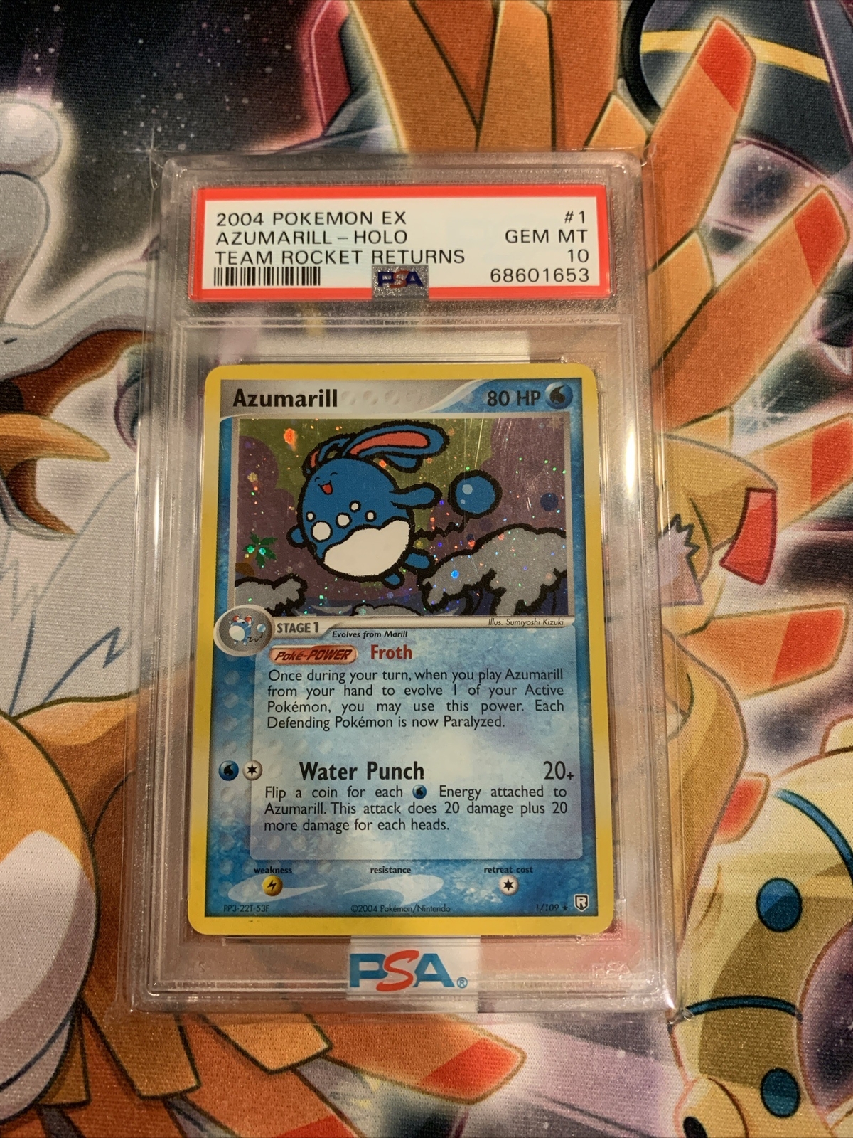 Azumarill 2004 EX: Team Rocket Returns #001/109 Holo Price Guide ...