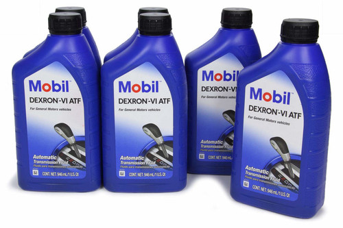 Mobil 1 Dexron-VI ATF Synthetic Transmission Fluid 1 qt - Set of 6 ...