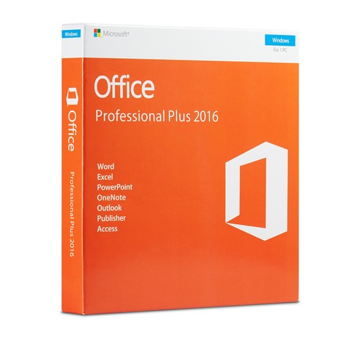 New Microsoft office 2016 Professional Plus DVD + Key Sealed | Pro Plus ...