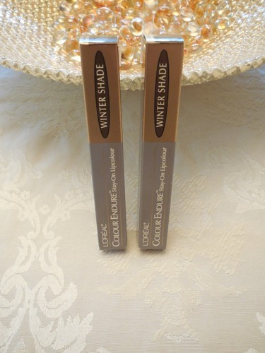 LOT OF 2 LOREAL COLOUR ENDURE LIPSTICK- GILDED CAGE P15 BOX SLIGHTLY ...