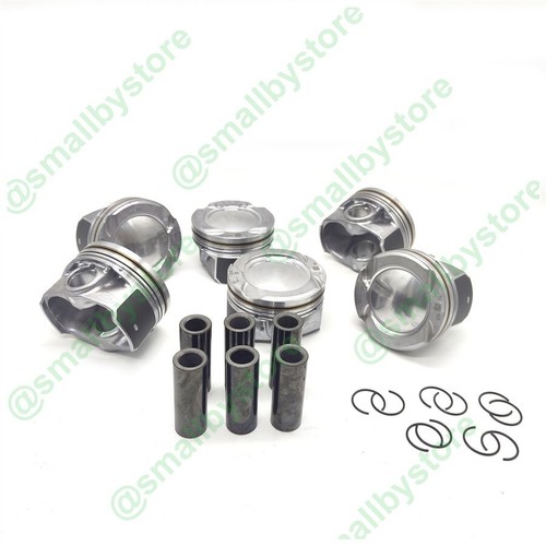 6x Land Rover AJ20P6 Piston with Ring L6 3.0L Gas Turbo Jaguar Piston ...