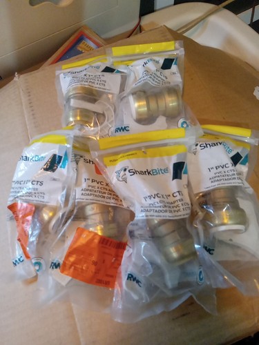 Lot Of 6 New SharkBite 1 Inch CTS x 1 Inch PVC Transition Couplings | eBay