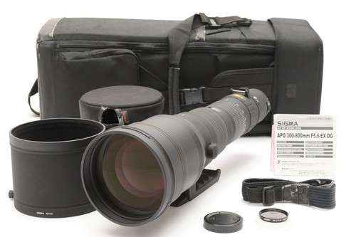 【Near MINT】Sigma 300-800mm F5.6 APO Autofocus Telephoto Zoom Canon EF ...