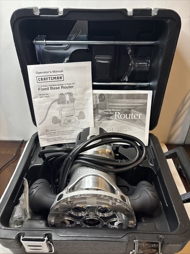 Unused Craftsman 2 HP Fixed Base Router in Open Box 320.17542 ...