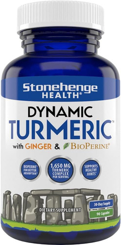 Dynamic Turmeric Curcumin with Ginger - High Potency - 1,650 Mg ...
