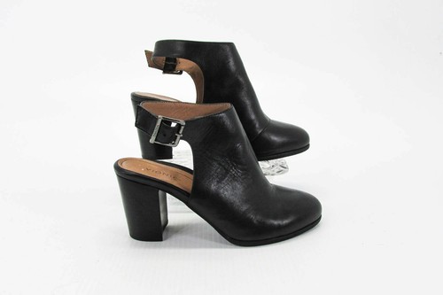 Vionic Womens Boot Lacey Size 9M Black Ankle Strap Open Heel Bootie Pre ...