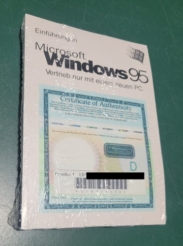 Windows 95 Originalversion + Windows95 Start! + Key | eBay.de