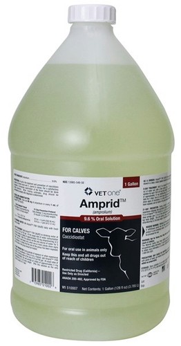 VetOne Amprid 9.6% Oral Solution for Calves 1 Gallon | Coccidiosis ...