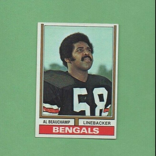 1974 Topps Football AL BEAUCHAMP Card # 88 NICE! | eBay