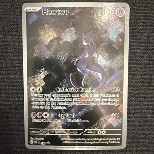 Pokemon Mewtwo TCG SVP 052 Scarlet & Violet 151 UPC Promo Card | eBay