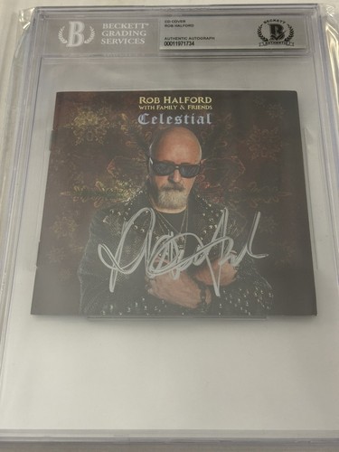 ROB HALFORD CELESTIAL SIGNED CD COVER BAS Autograph Auto | eBay