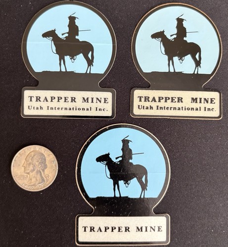 Vintage Mining Decals Trapper Mine Utah International Lot Of 3 | eBay