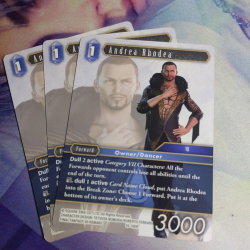 Final Fantasy TCG Emissaries Of Light Andrea Rhodea 16-106R Playset | eBay