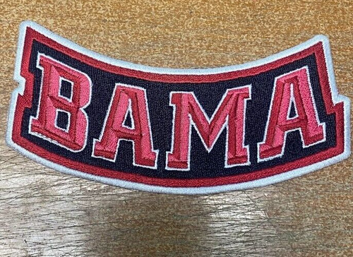 Alabama Crimson Tide EMBROIDERED IRON ON PATCH | eBay