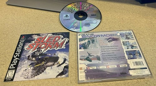 Sony PlayStation 1 PS1 - Sled Storm - 1999 Complete BLACK LABEL ...
