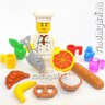 R6 Lego Chef Minifigure with Food Bakery Counter Utensil & Accessories ...