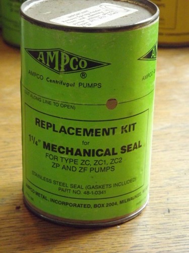 AMPCO 48-1-0341 1-1/4" MECHANICAL SEAL REPLACEMENT KIT FOR ZC ZC1 ZC2 ...