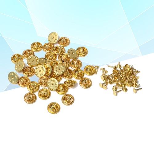 100 Sets Pin Making Kit Lapel Backing Blank Tie Backs Brooch Clasp | eBay