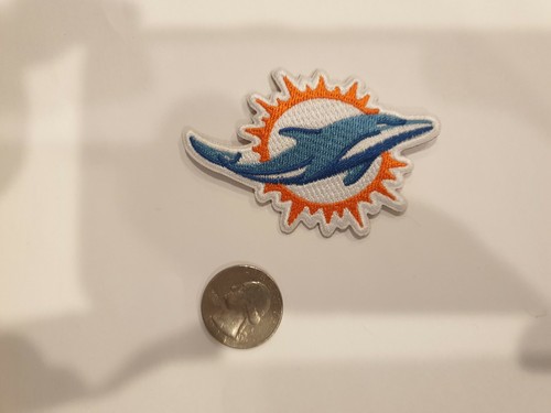 Miami Dolphins 3"X2.25" EMBROIDERED IRON ON PATCH | eBay