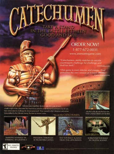 Catechumen PC Game 2004 Big Box Vintage Full Page Promo Ad Art Print ...