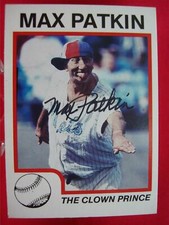 Max Patkin Baseball Trading Card Database