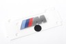 BMW OEM ///M Sport Cerium Grey Tri-Color Fender Badge Factory Sealed ...
