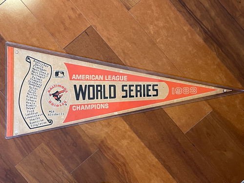 1983 Baltimore Orioles American League Scroll Pennant | eBay