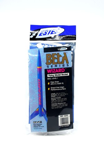Estes 1292 Beta Series Wizard 12" Flying Model Rocket Kit 47776099364| eBay