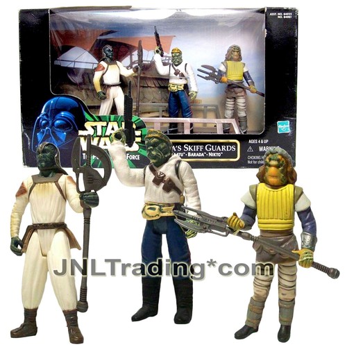 Yr 1998 Star Wars Power of the Force JABBA'S SKIFF GUARD Klaatu, Barada ...