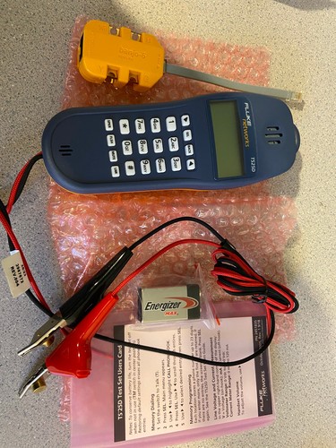New Fluke TS25d Test Set with ABN Cord, Deluxe set with case/pouch ...