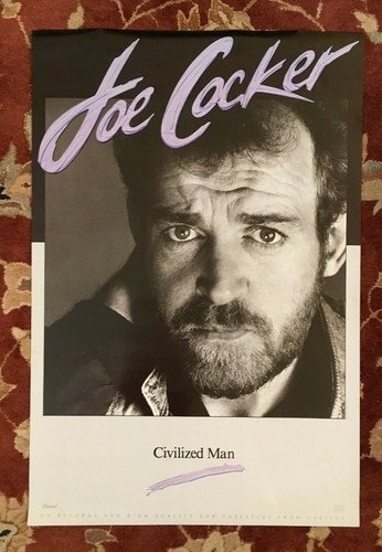 JOE COCKER Civilized Man rare original promotional poster | eBay