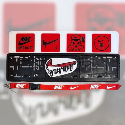 Tablilla Universal Para Carro con Marco Sticker Y Llavero | eBay