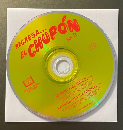 Chupon ** - Regresa el Chupon Vol. 2 (CD, Single) | eBay