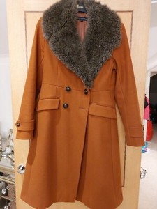 French Connection Fur Collar Coat for sale | eBay