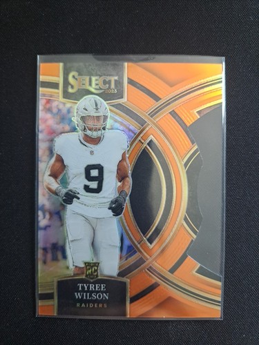 2023 Panini Select Tyree Wilson Premier Die Cut Orange Prizm RC #/399 ...