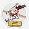 Cleveland Indians Presented By Stroh’s Beer Custom Diecut Sticker ...