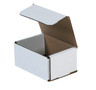 1-200 CHOOSE QUANTITY 5x4x3 Corrugated White Mailers Packing Boxes 5" x ...