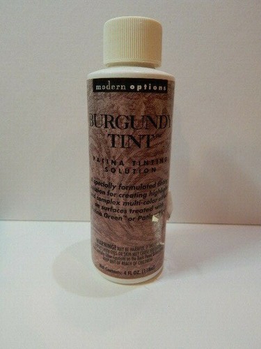 Modern Options , Patina tinting soulition Burgundy tint 4 fl oz. (118ml ...