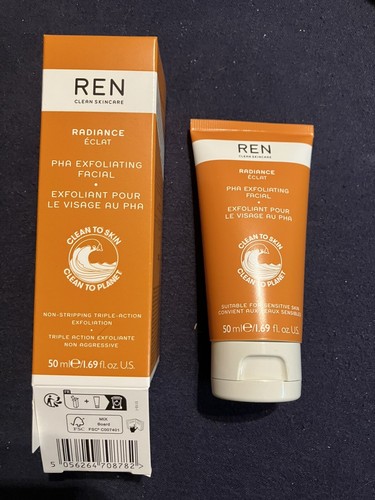 REN Clean Skincare Radiance PHA Exfoliating Facial 1.69 oz / 50 ml NEW Full-size | eBay