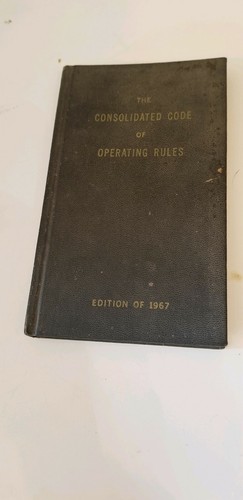 The Consolidated Code of Operating Rules, Edition of 1967 | eBay