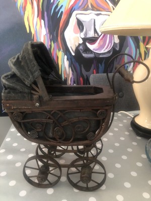 Antique Doll Pushchairs & Prams for sale | eBay UK