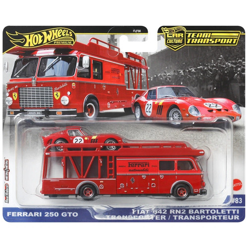 Hot Wheels Premium Team Transport 2025 Ferrari 250 GTO Fiat 642 RN2 ...
