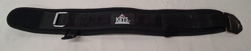 Keys NB4-S Strength Training Weight Lifting Black Belt Nylon and Rubber ...