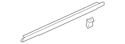 Genuine 2013-2017 Honda Accord - Molding Assembly L Front Door 72450 ...