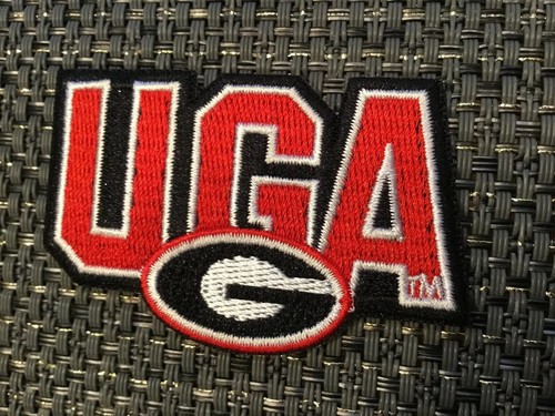 UGA University of Georgia Bulldogs Vintage Embroidered Iron On Patch 2. ...