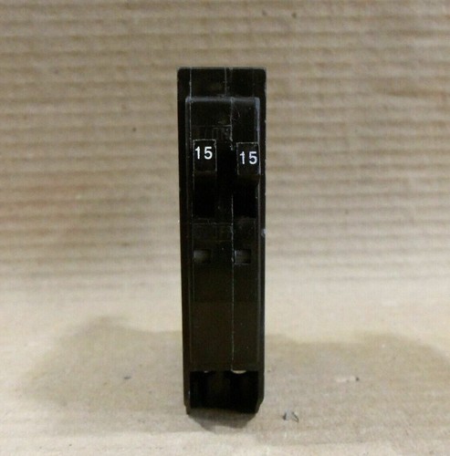 NEW Square D QOT QOT1515 1 Pole 15 Amp 120V Twin Tandem Circuit Breaker ...